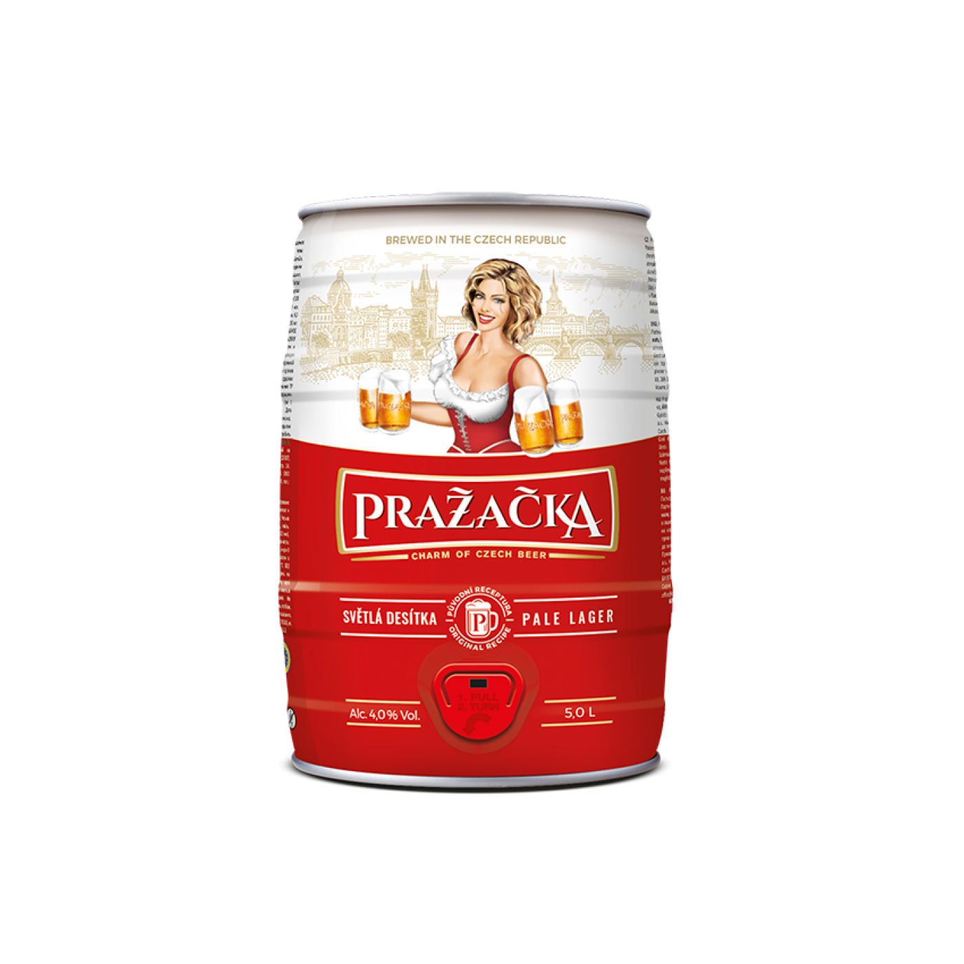 Prazacka 5 Liter Partyfass - Helles Lagerbier | Hopfenkurier.com ...