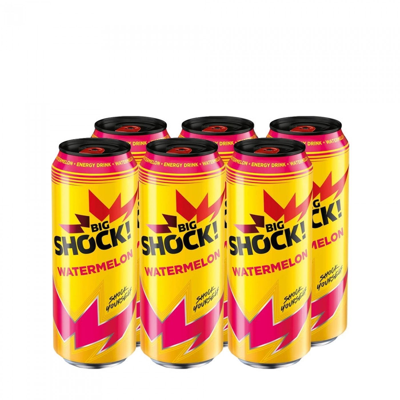 Big Shock! Energy Drink Watermelon 6x500ml Dosen online kaufen