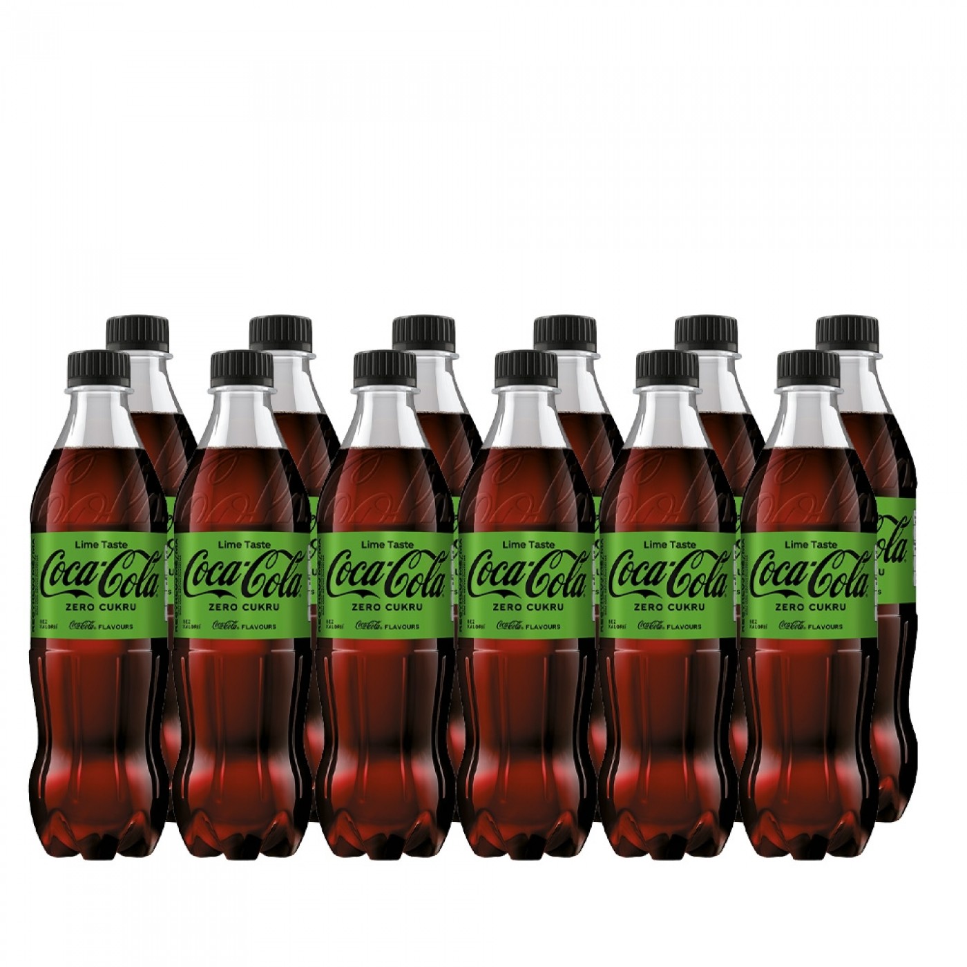Coca-Cola ZERO Lime 12 x 500ml - Erfrischender Cola-Geschmack mit ...