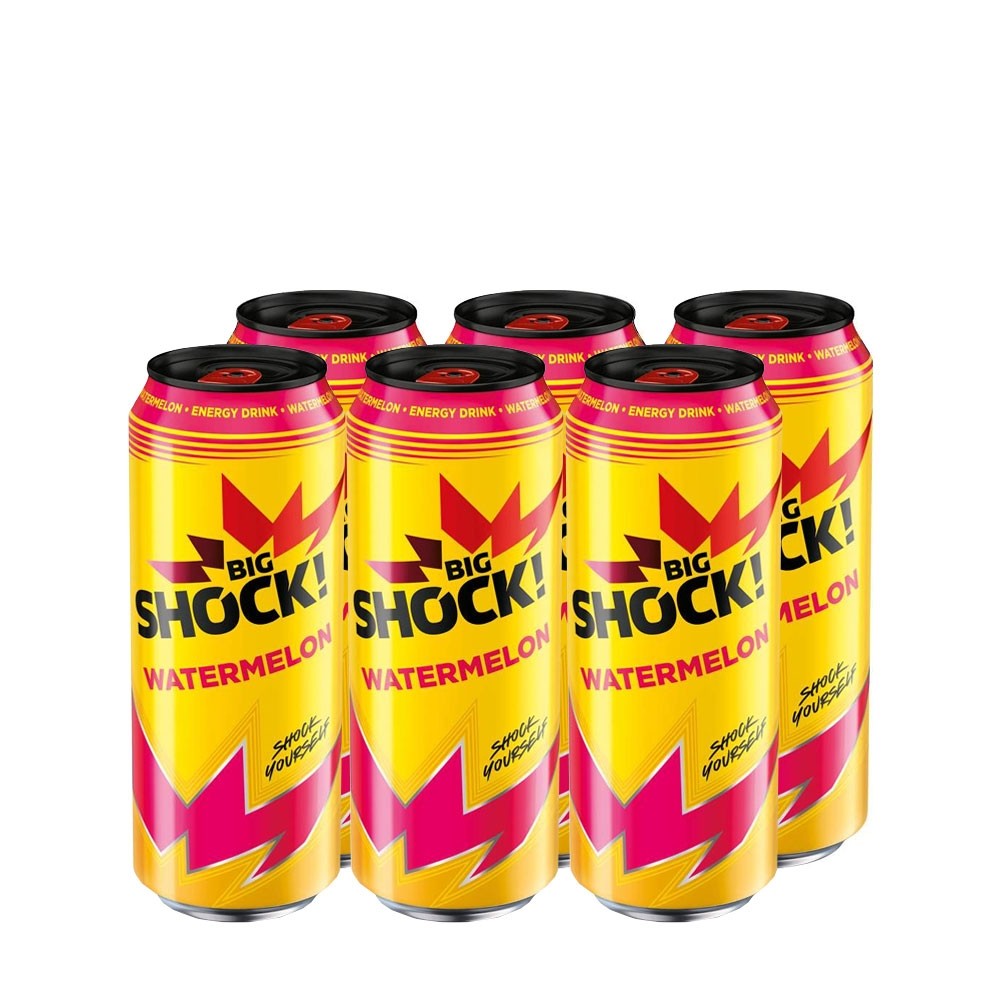 Big Shock! Energy Drink Watermelon 6x500ml Dosen online kaufen
