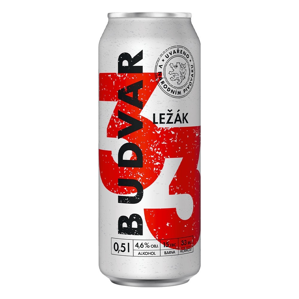 Budvar 33 Svetly lezak 24 x 500ml Dosenbier online kaufen ...