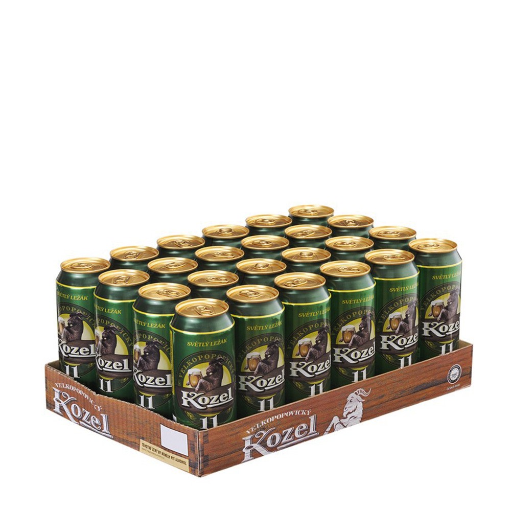 Kozel 11 Helles Lagerbier 24 x 0,5 Liter Dosen Palette | Hopfenkurier ...